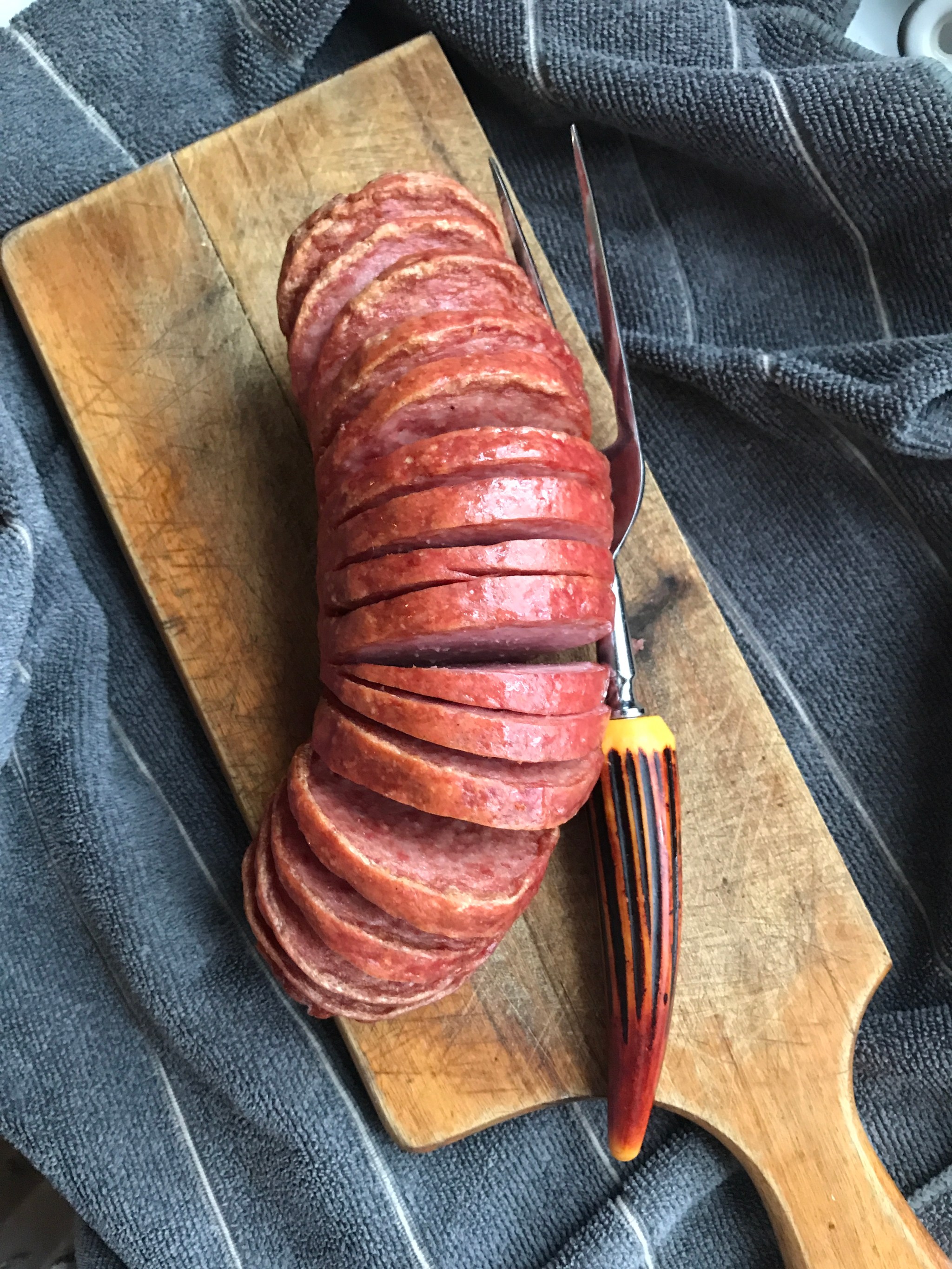 Air Fryer Hasselback Salami – Kosheriffic Food Blog